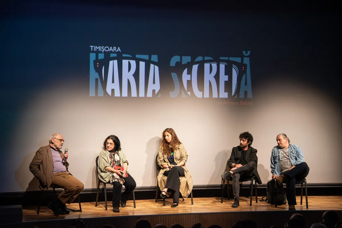"Timișoara. The Secret Map: People and Places", followed by "dialogues ...